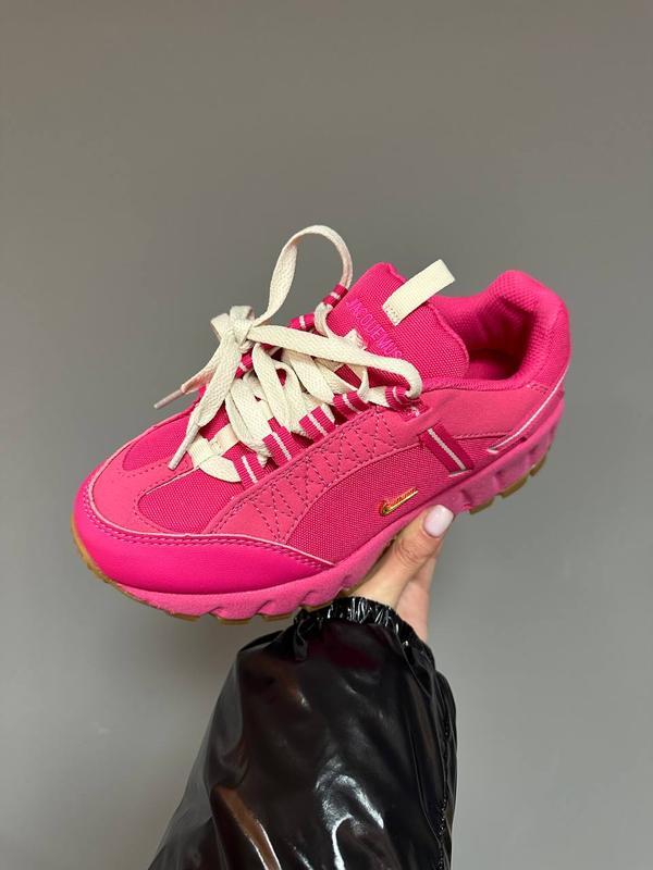 Брендовые женские кроссовки nike x jacquemus pink. замша, кожа — цена ...