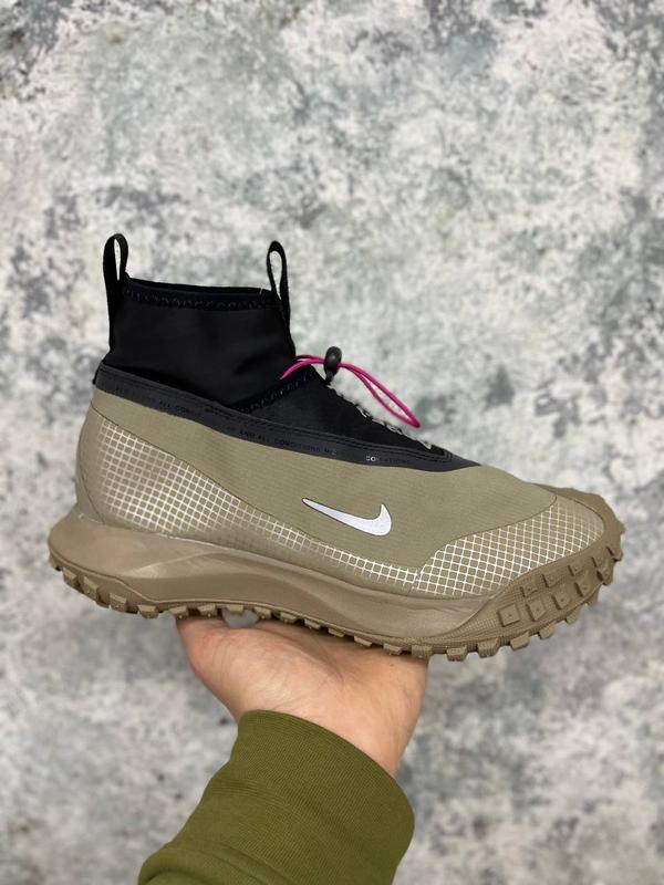Nike acg mountain fly gore-tex beige black, кроссовки мужское найк ...