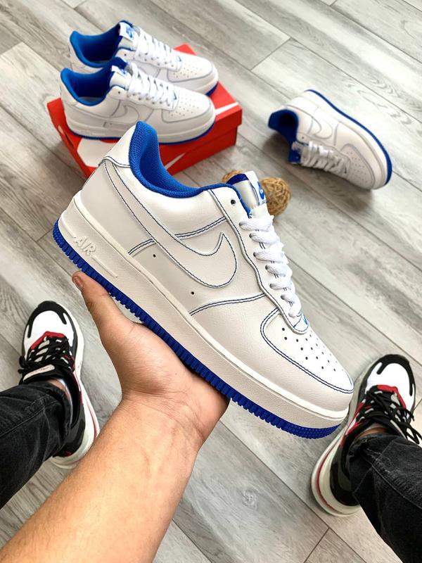 Мужские кожаные кроссовки найк nike air force — цена 1650 грн в ...