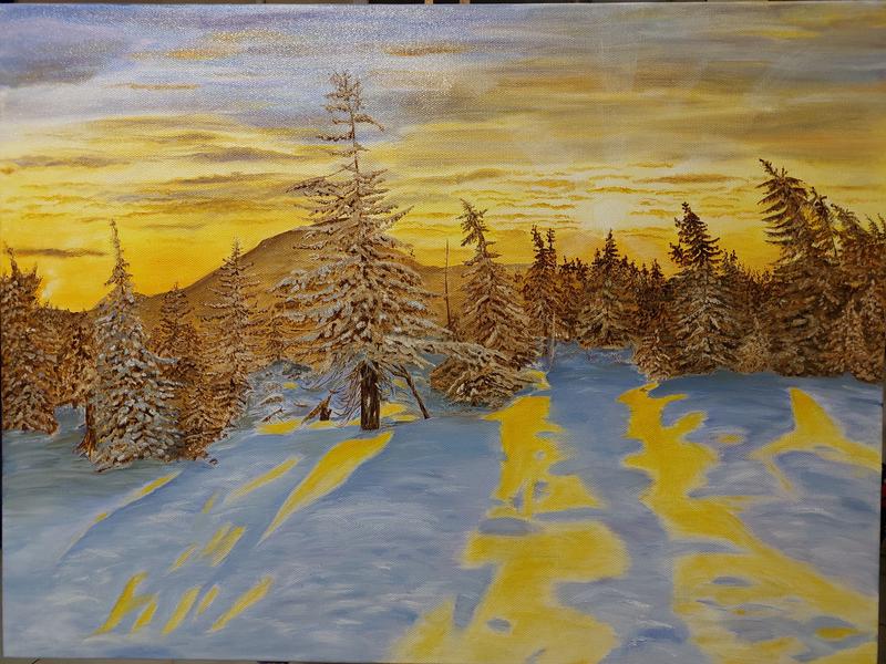 Картина казкова зима — ціна 4450 грн у каталозі Картини Купити товари для дому та побуту за