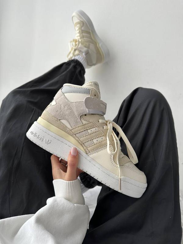 Женские высокие кожаные кроссовки на липучке adidas forum 84 high 🆕 ...