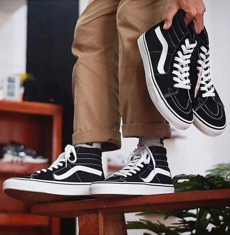 Кеды высокие vans sk-8 okd skool олд скул — цена 2550 грн в каталоге ...