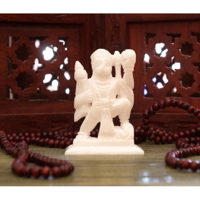 Статуетка білий мармур хануман — ціна 384 грн у каталозі Статуетки Купити товари для дому та