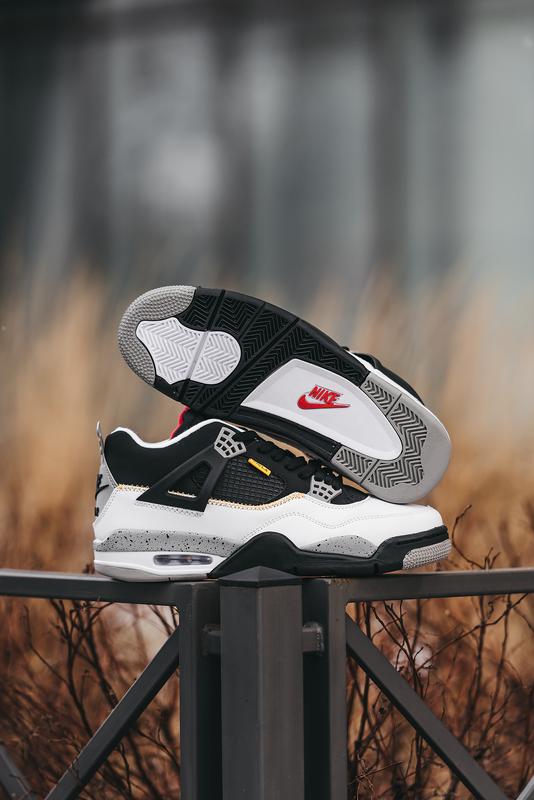 Nike air jordan 4 retro, мужественные кроссовки найк джордан 4 ...