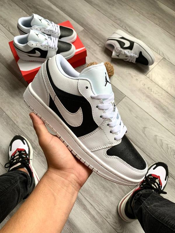 Мужские кроссовки найк джордан черно-белые nike air jordan black-white ...