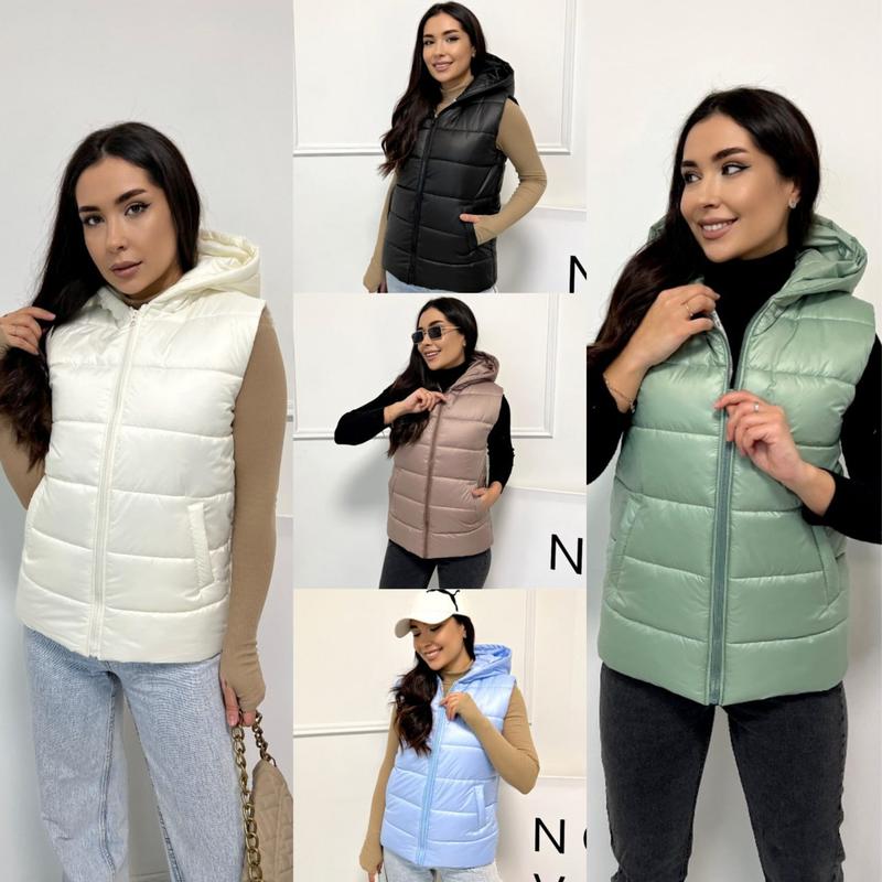 Жилетка женская плащевка лаке s-xxl (5 кв) — цена 660 грн в каталоге ...