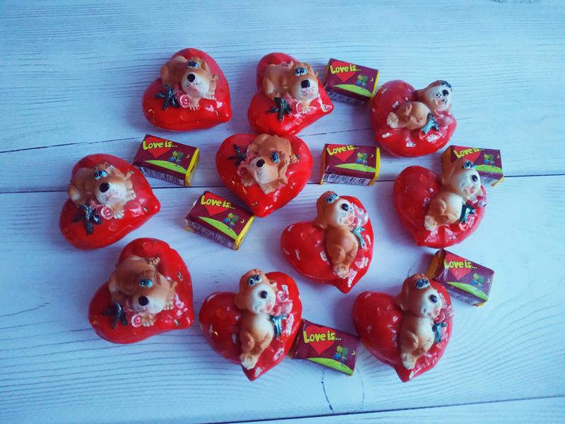 Сувенир сердечко собачка — цена 25 грн в каталоге Статуэтки Купить товары для дома и быта по