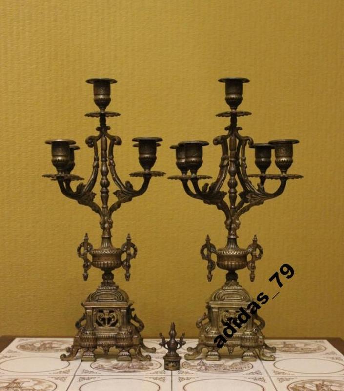 Свічники бронзові пара америка 1855 й рік — ціна 9099 грн у каталозі Свічники Купити товари