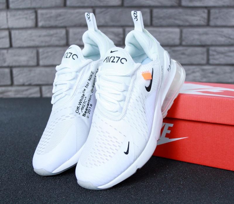 Мужские кроссовки nike air max 270 весна стильные кросы в стиле найк ...