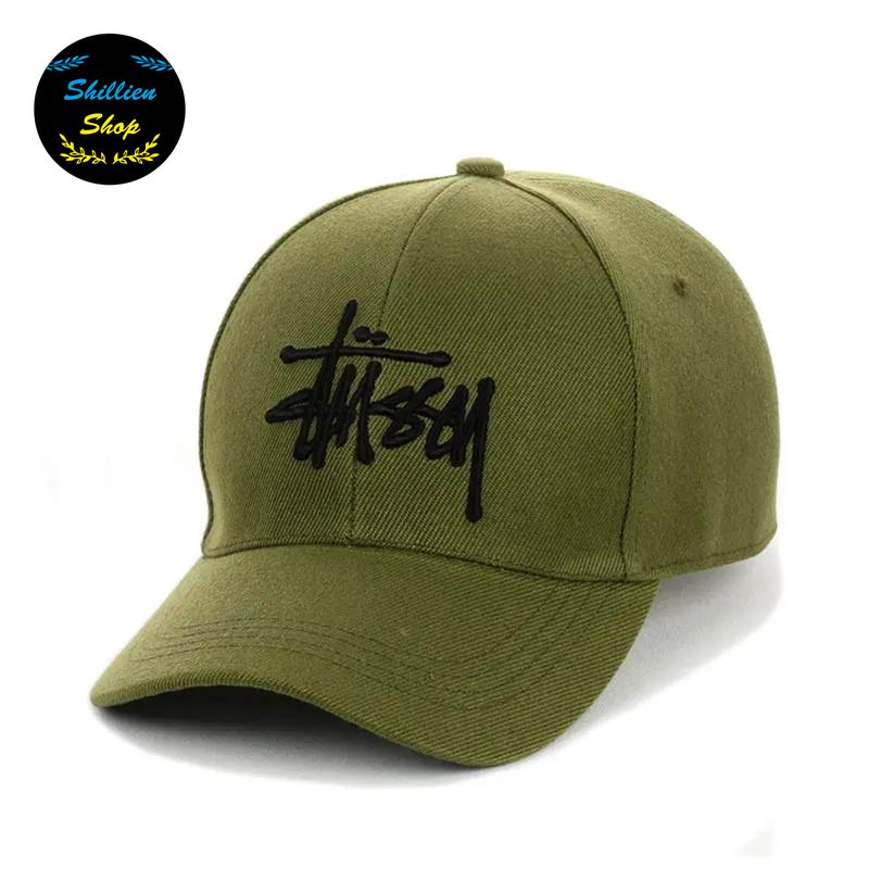 кепка бейсболка с вышивкой - stussy / стусси m/l оливковый — цена 465 ...