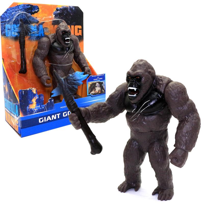 Игровая фигурка кинг-конг с боевым топором «monsterverse» godzilla vs ...
