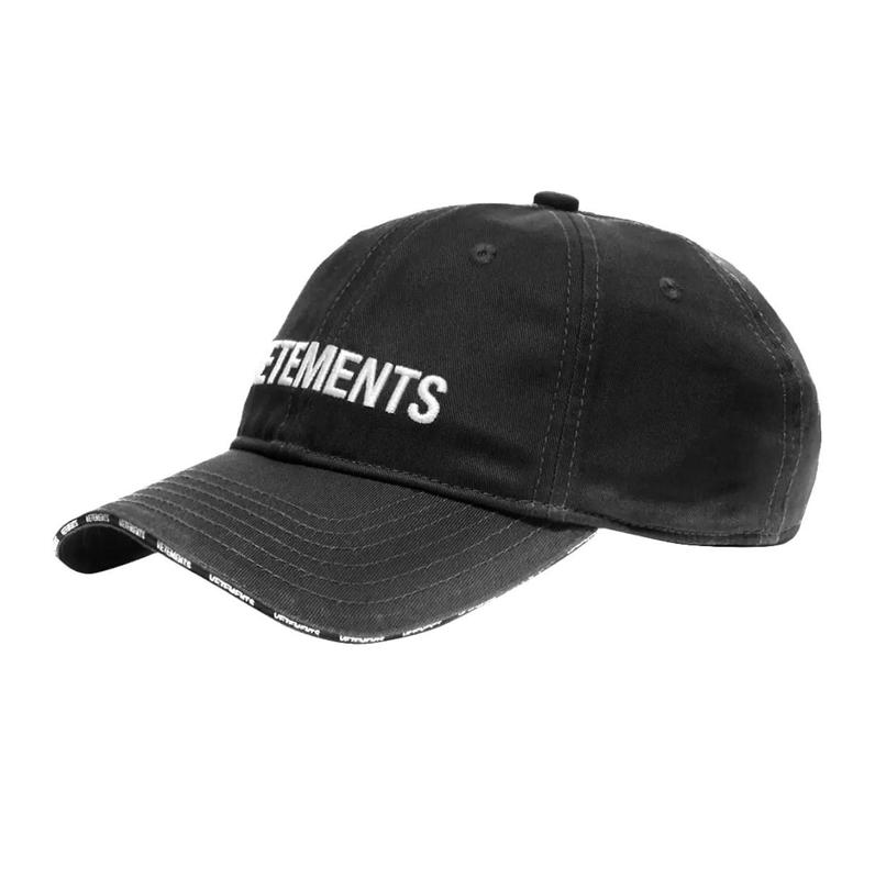 Чёрная кепка vetements logo cap black — цена 1899 грн в каталоге ...