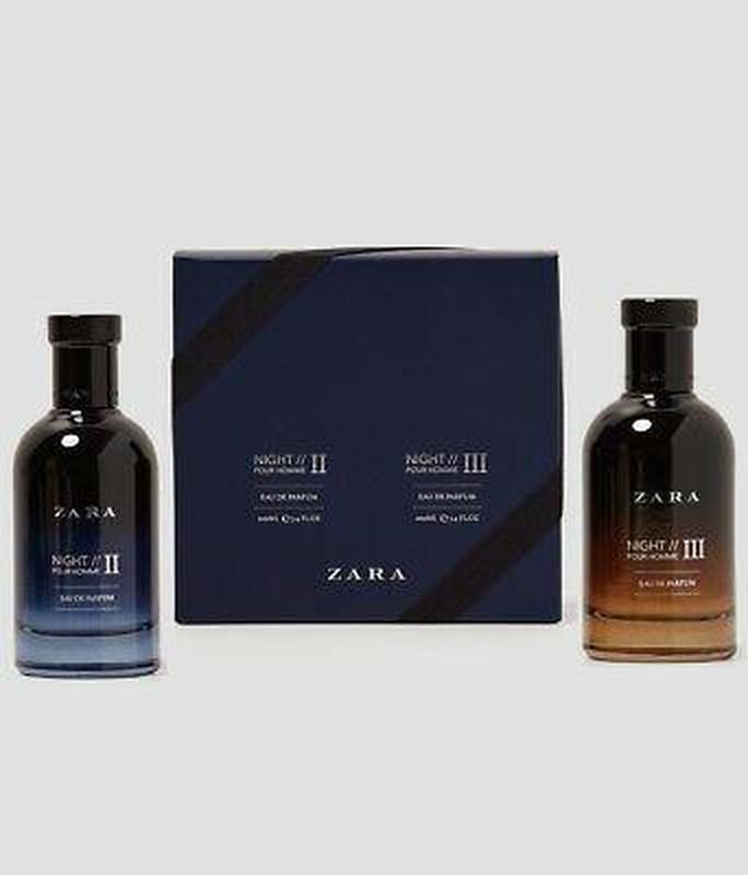 Zara набір ароматів для чоловіків night pour homme ii і night pour ...