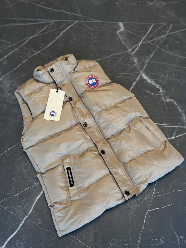 Брендовая мужская жилетка / качественная жилетка canada goose в бежевом ...