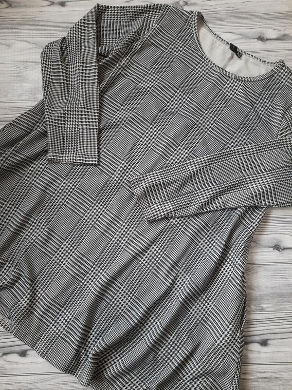 Плаття трапеція принт карта — ціна 399 грн у каталозі Сукні міді Купити жіночі речі за доступною