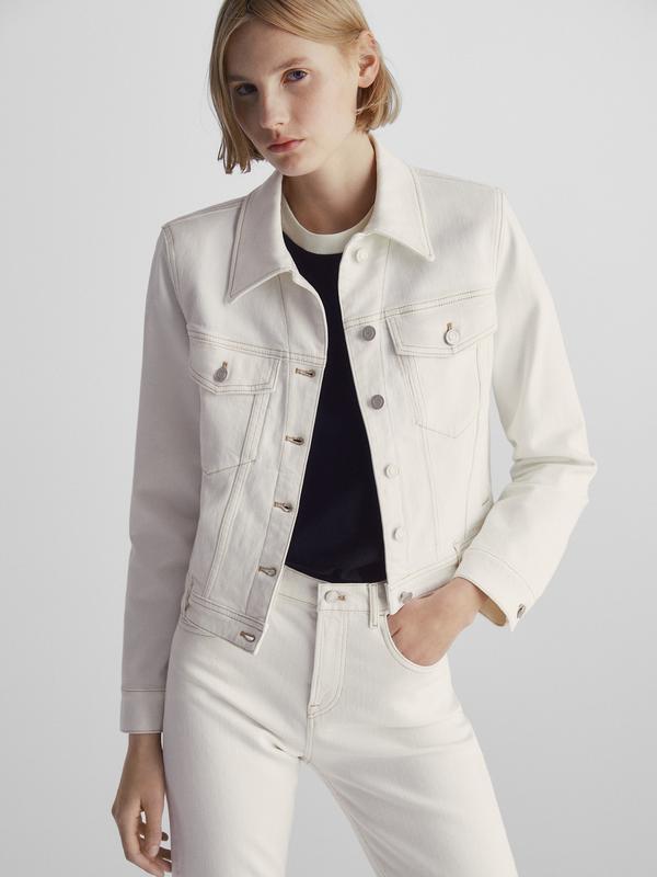Джинсова куртка massimo dutti — цена 3500 грн в каталоге Куртки Купить ...