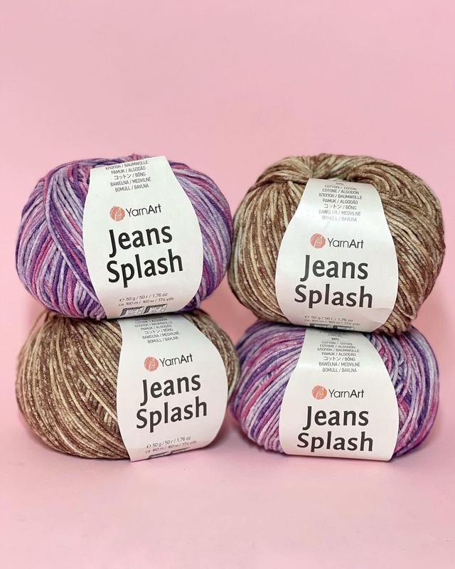 Пряжа Yarnart Jeans Splash — ціна 45 грн у каталозі Вязання Купити товари для спорту за