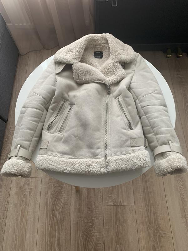 Дубленка зимняя женская bershka — цена 600 грн в каталоге Дубленки ...