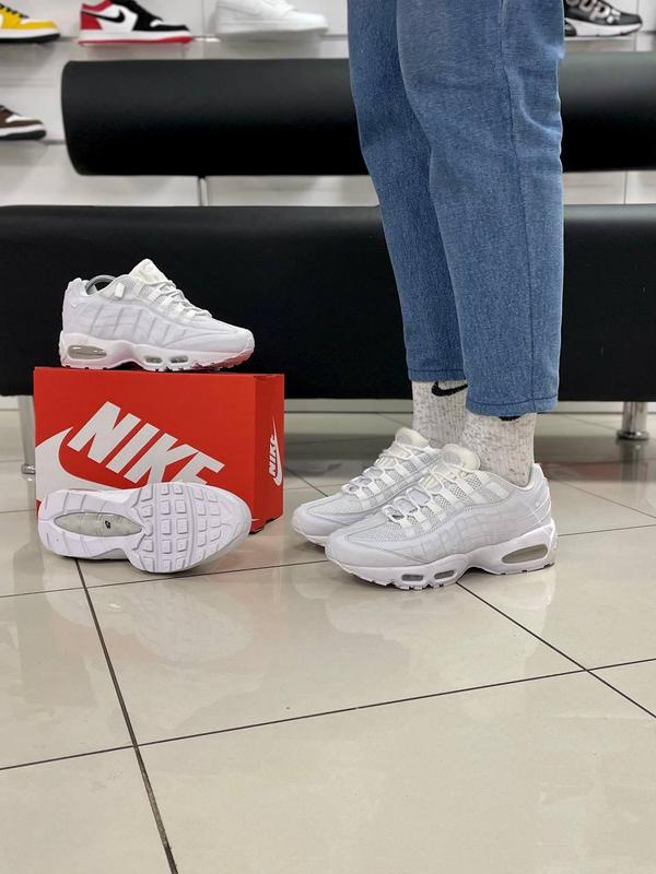 Мужские кроссовки nike air max 95 white#найк — цена 1650 грн в каталоге ...