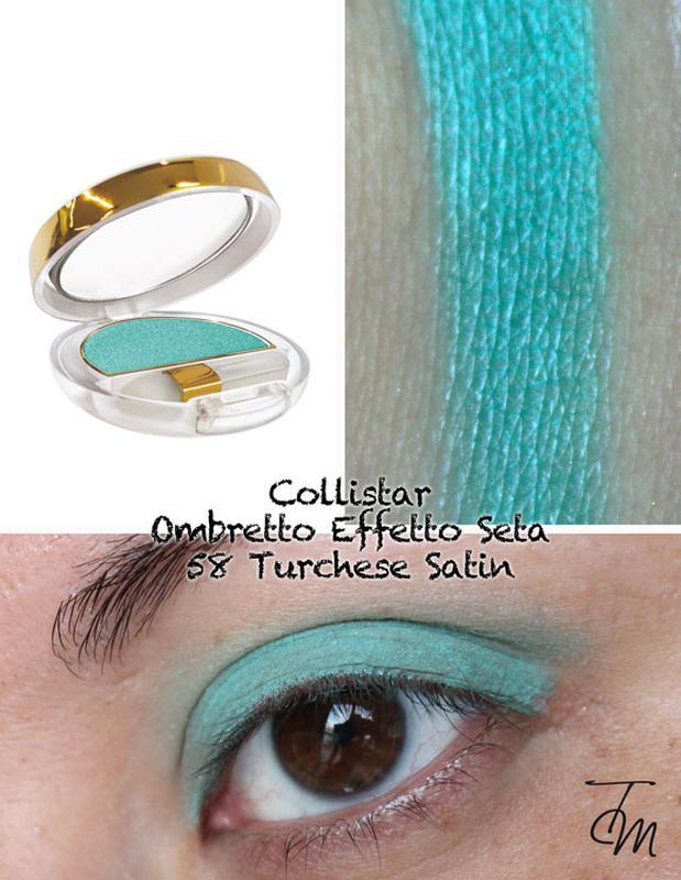 Шелковые тени collistar ombretto effetto seta silk effect eyeshadow тон 58 turchese satin — цена ...