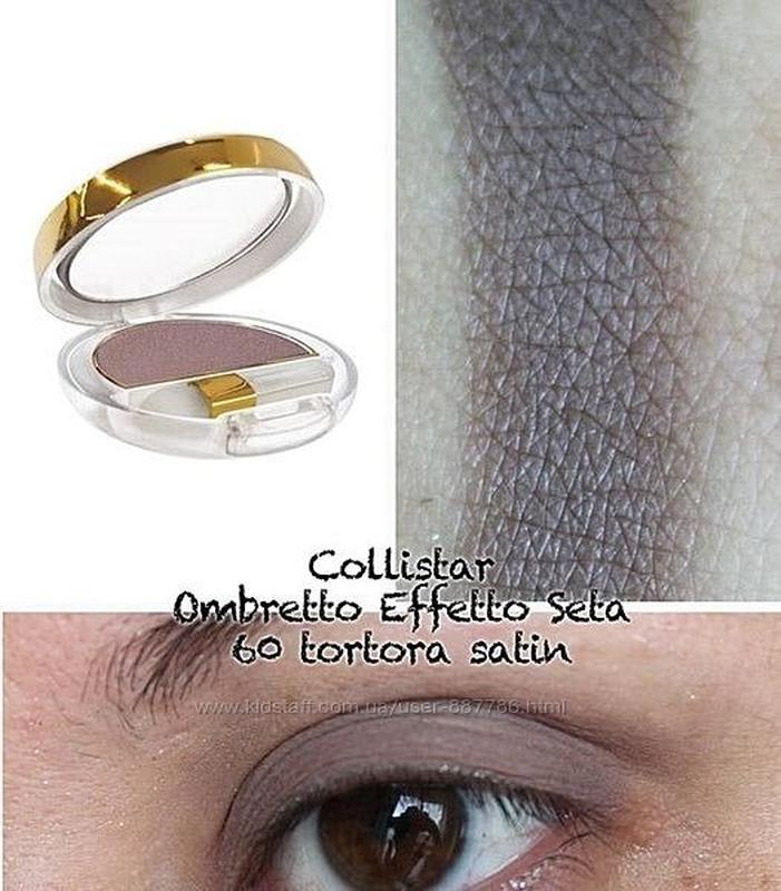 Шелковые тени collistar ombretto effetto seta silk effect eyeshadow тон 60 tortora satin — цена ...