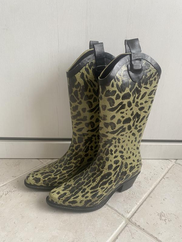 Резинові сапожки Däv тваринний принт — ціна 330 грн у каталозі Гумові чоботи Купити жіночі