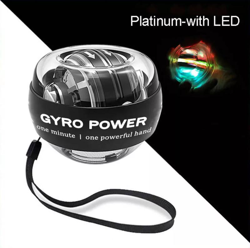 Тренажер гироскопический для кистей рук gyro ball fiyozi led pro w5d-b ...