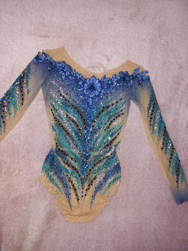 Купальник для художественной гимнастики размер 116 128 — цена 4600 грн в каталоге Костюмы для