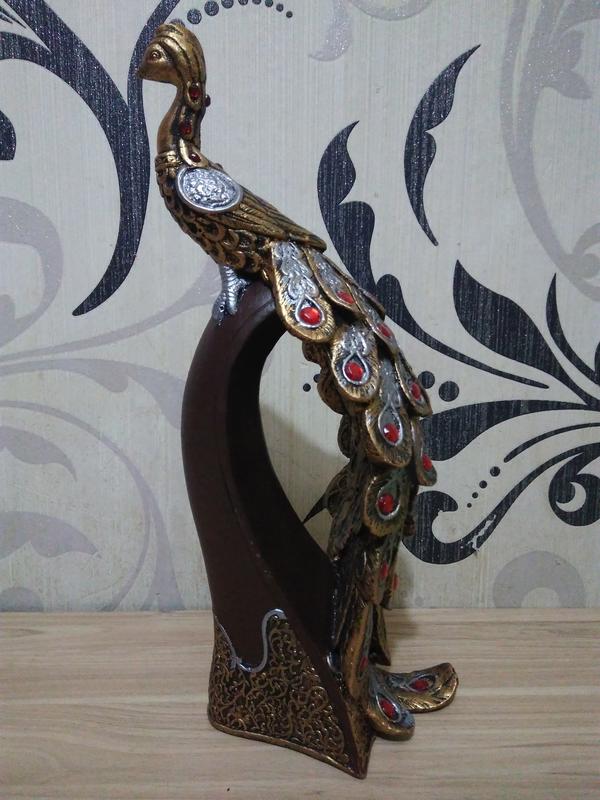 Статуетка гіпсова павича — ціна 300 грн у каталозі Статуетки Купити товари для дому та побуту за