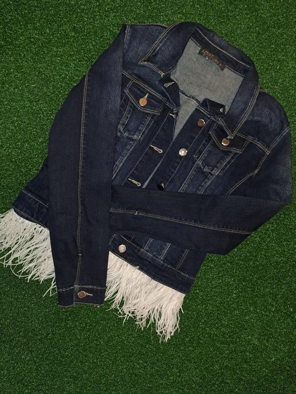 Стильный жакет красивый джинсовый пиджак — цена 420 грн в каталоге Пиджаки и жакеты Купить