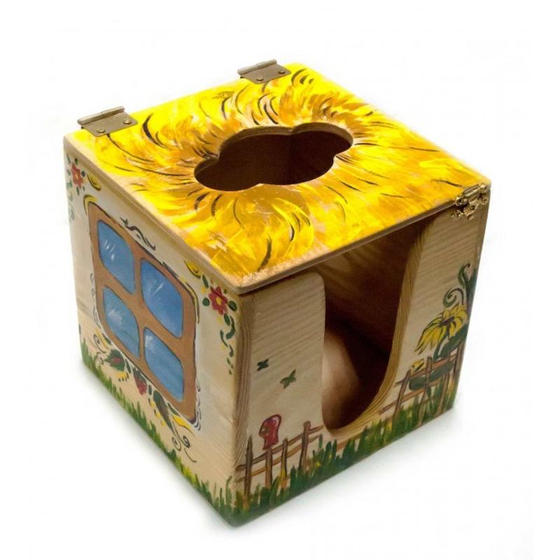 Серветниця кубик будиночок 14 14 14 — ціна 505 грн у каталозі Серветниці Купити товари