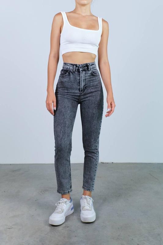 Жіночі джинси мом — ціна 1200 грн у каталозі Джинси Купити жіночі речі за доступною ціною на