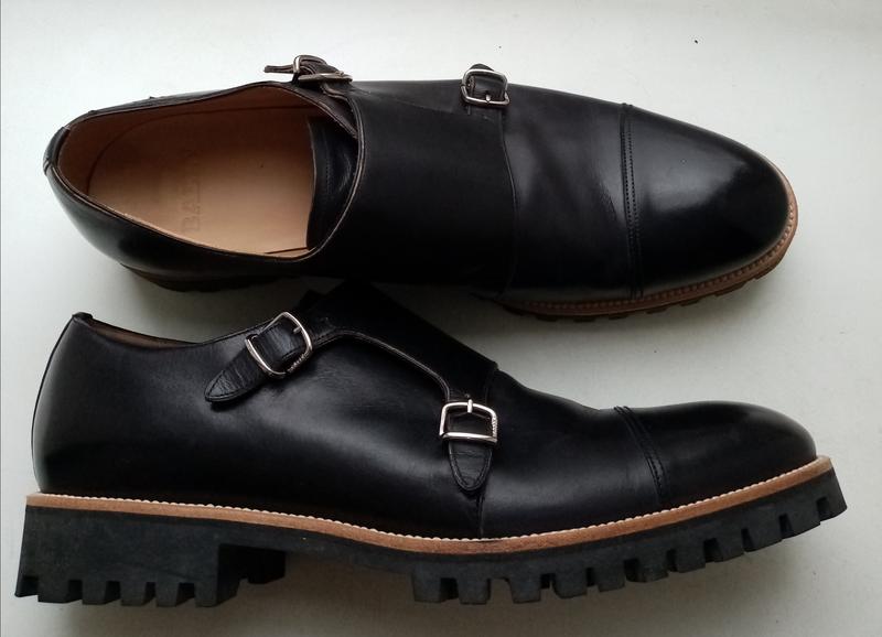 Туфли монки bally porthos leather double monk (оригинал) — цена 3999 ...