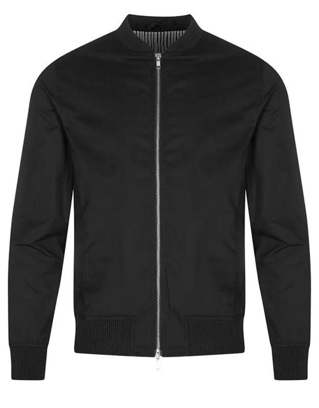 Чоловіча куртка rvlt bomber jacket black 7474 бомбер чорна rvlt ...