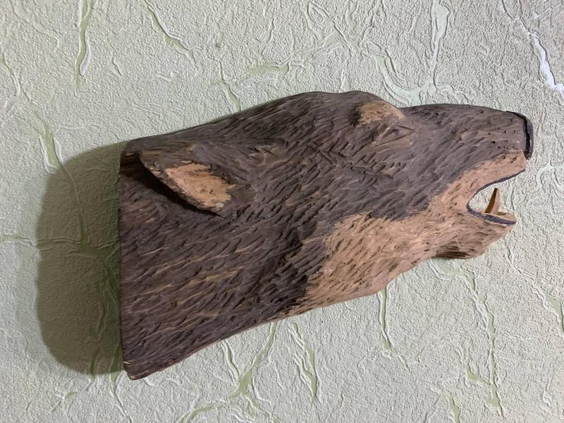 Статуетка з дерева фігурка з дерева скульптура вовк скульптура з дерева фігурка деревяна