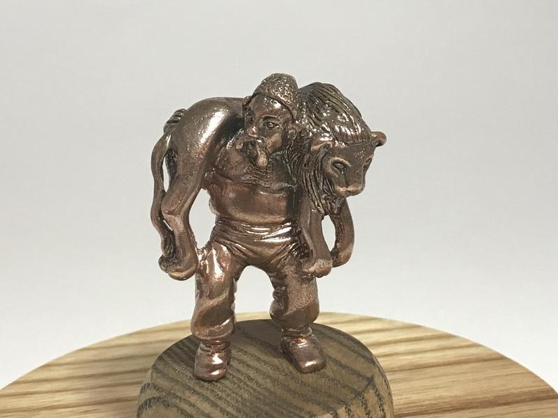 Статуетка бронза знак зодіаку козак лев — ціна 590 грн у каталозі Статуетки Купити товари