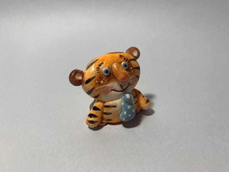 Статуэтка из соленого теста фигурка из соленого теста статуэтка тигр фигурка тигр скульптура