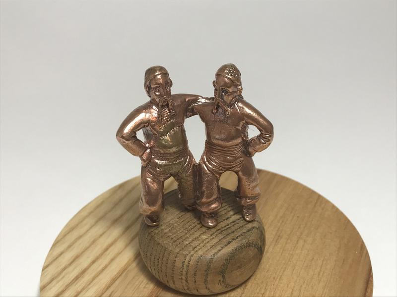 Статуетка бронза знак зодіаку козак близнюки — ціна 590 грн у каталозі Статуетки Купити