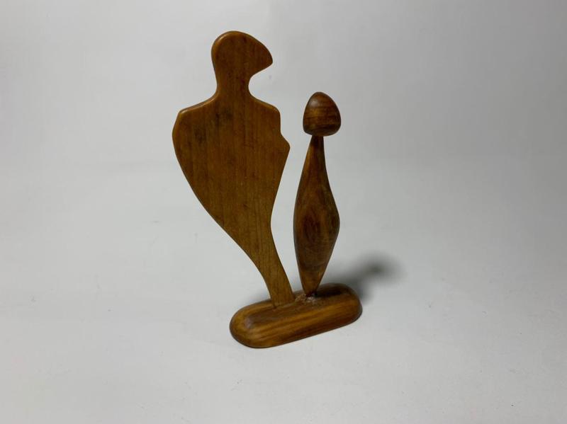 Статуэтка из дерева фигурка из дерева статуэтка силуэт влюбленных скульптура из дерева