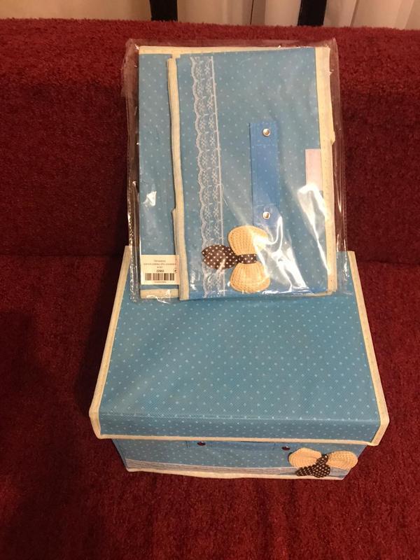 Контейнер корзина короб для хранения — цена 149 грн в каталоге Коробки для хранения Купить