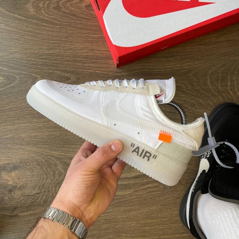 Кроссовки off-white x nike air force 1 white — цена 2210 грн в каталоге ...