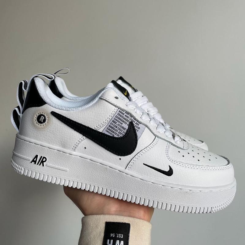 Кроссовки женские, мужские nike air force 1' 07 lv8 ultra черно-белые ...