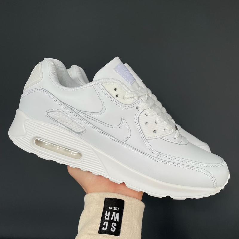 Кроссовки мужские nike air max 90 белые, найк аир макс — цена 1899 грн ...