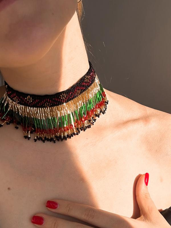 Стрічковий гердан силянка криза — ціна 1500 грн у каталозі Кольє і намиста Купити аксесуари за