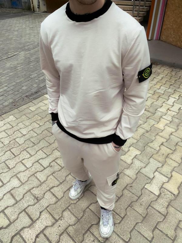 Брендовый мужской костюм стон айленд/качественный костюм stone island ...