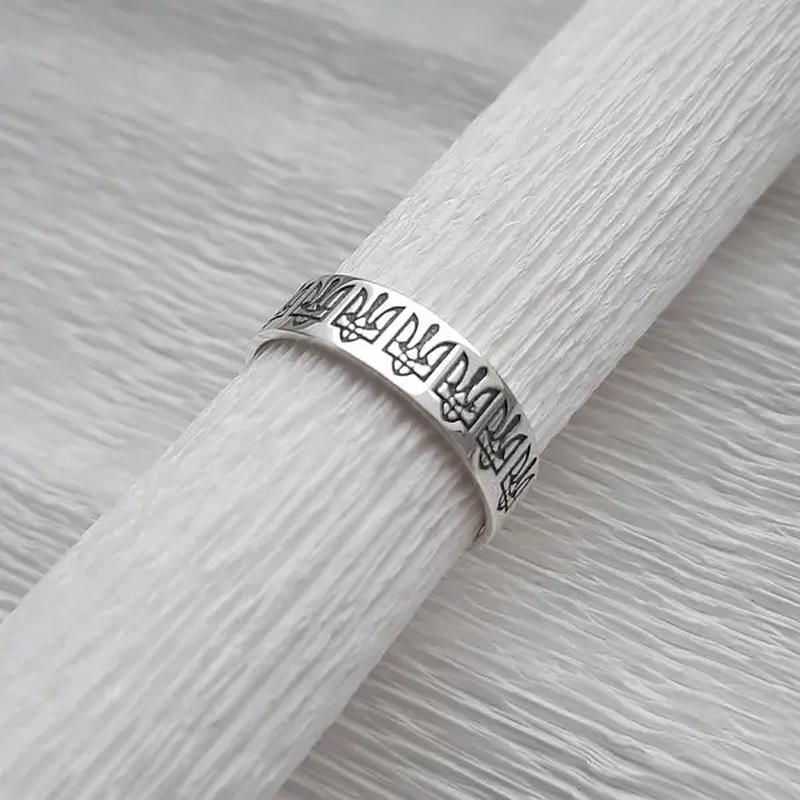 Перстень каблучка герб україни — ціна 607 грн у каталозі Кільця і персні Купити аксесуари за