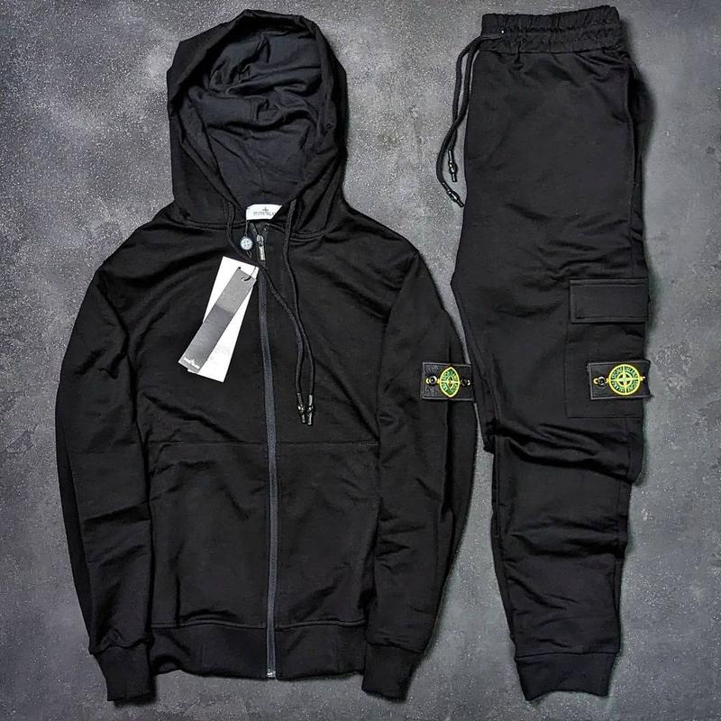 Брендовый мужской костюм стон айленд/качественный костюм stone island ...