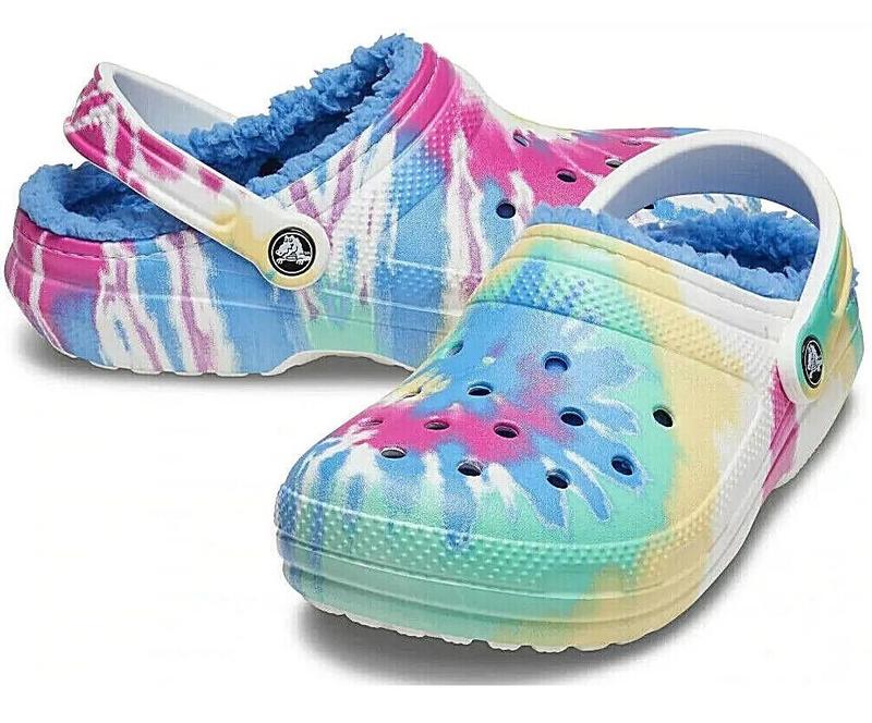 crocs classic tie dye lined clog 800 115496745