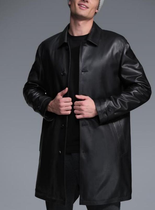 Чоловіча натуральна шкіряна куртка city jones new york — ціна 1800 грн ...