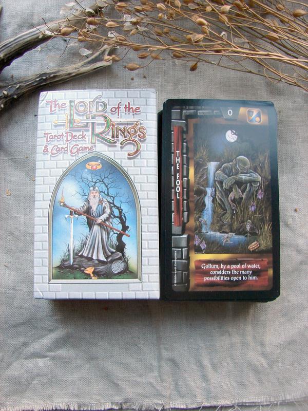 Гадальные карты таро и настольная игра 2в1 колода карт властелин колец ...